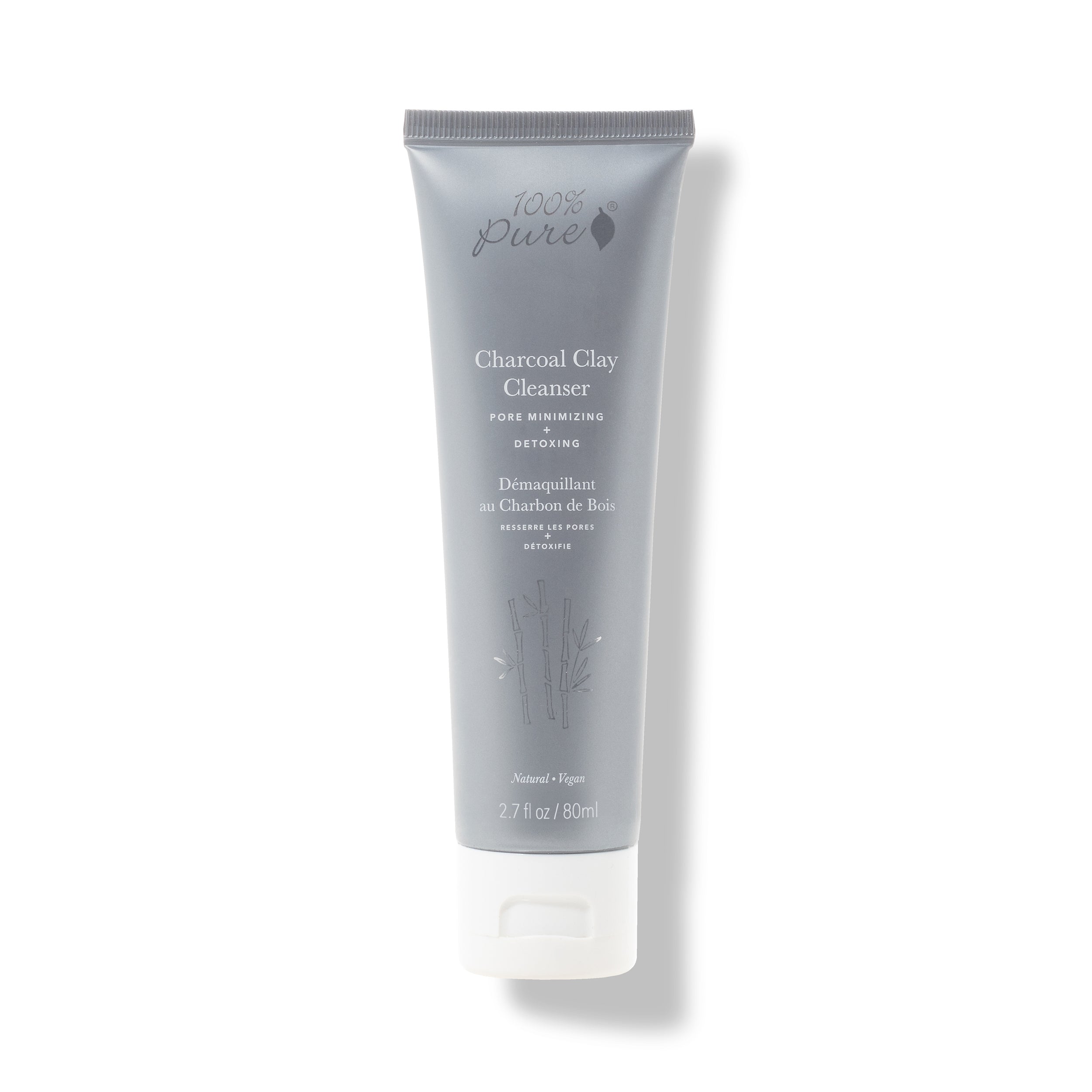 100% Pure チャコールクレイクレンザー 2.7 fl oz Charcoal Clay Cleanser 80ml ...